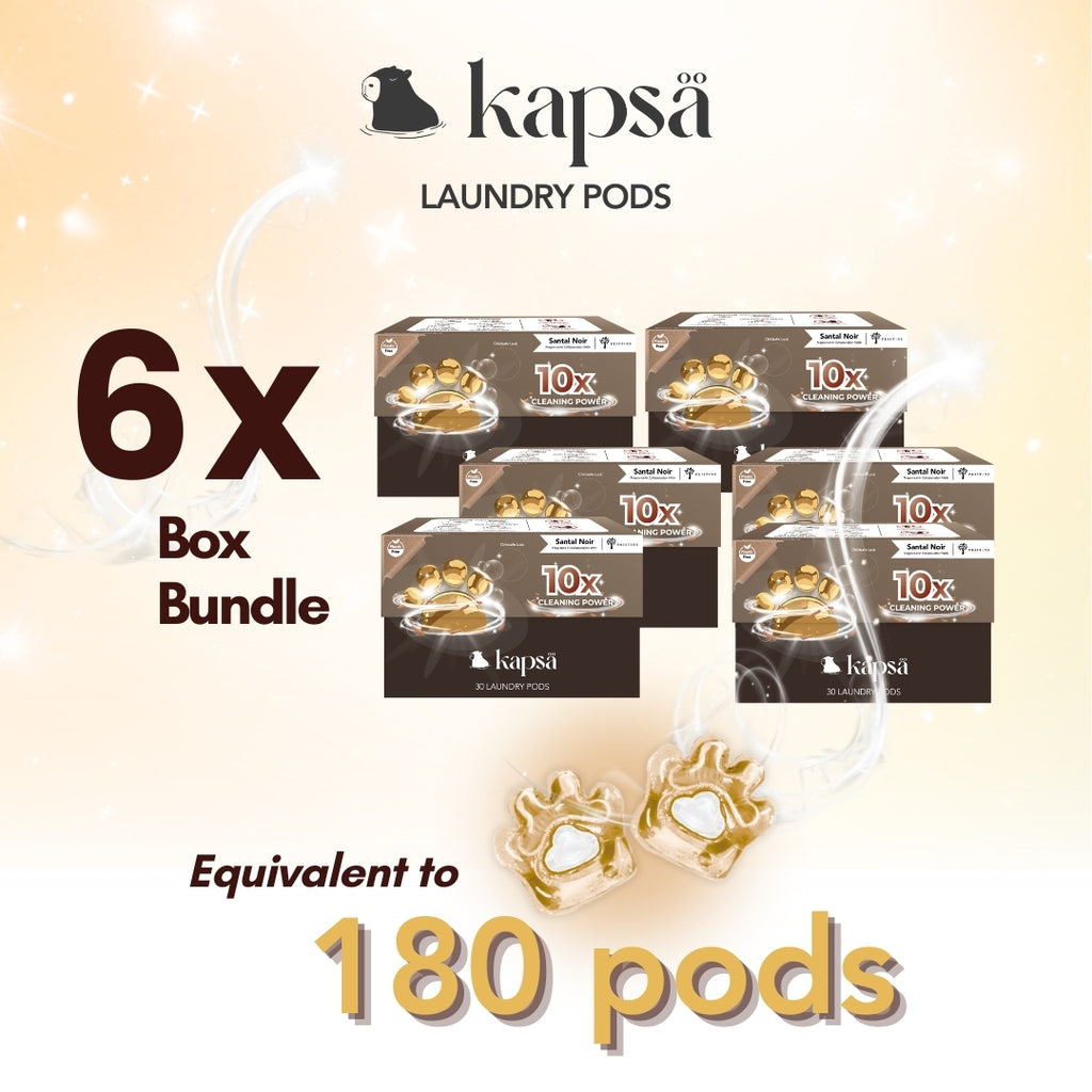 Kapsa | Low Suds Laundry Detergent Pods - Santal Noir (Santal 33 ...